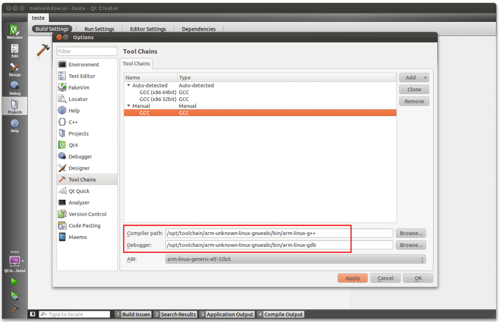 Desenvolvendo Com O Qt Creator Em Linux Embarcado Blog Do Sergio Prado